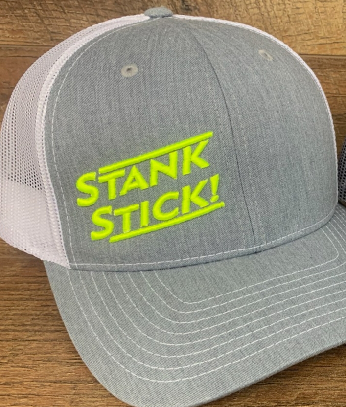 Heather/ White STANK STICK Hat - STANK STICK